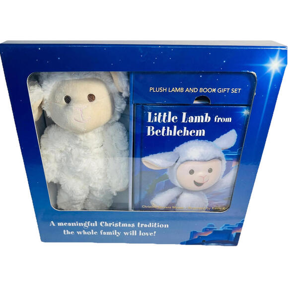Toys | The Little Lamb From Bethlehem Book Plush Toy Lamb Gift Set New ...